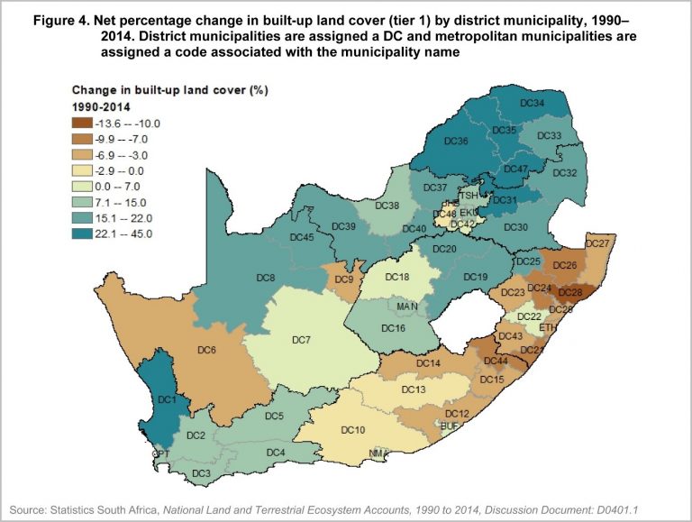 The shifting nature of South Africa’s landscape: a 24-year snapshot of ...